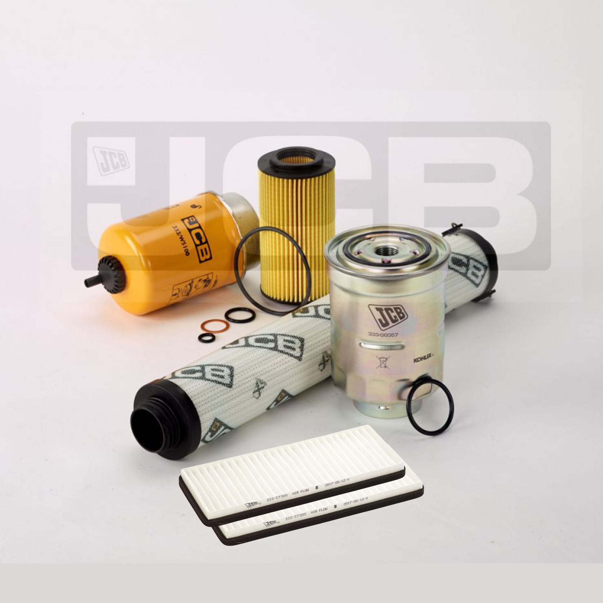 JCB 90C & 100C: 500 Hour Service Filter Kit – Watling JCB